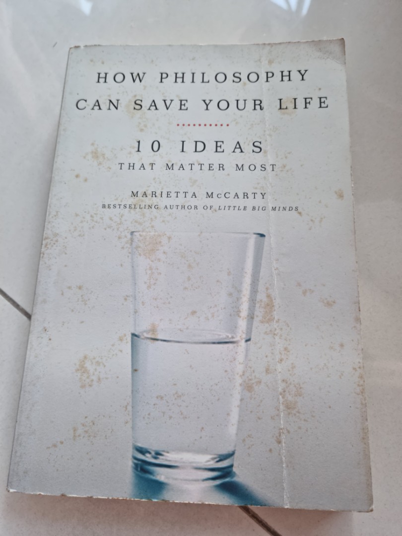 How Philosophy Can Save Your Life by Marietta McCarty, Hobbies & Toys ...