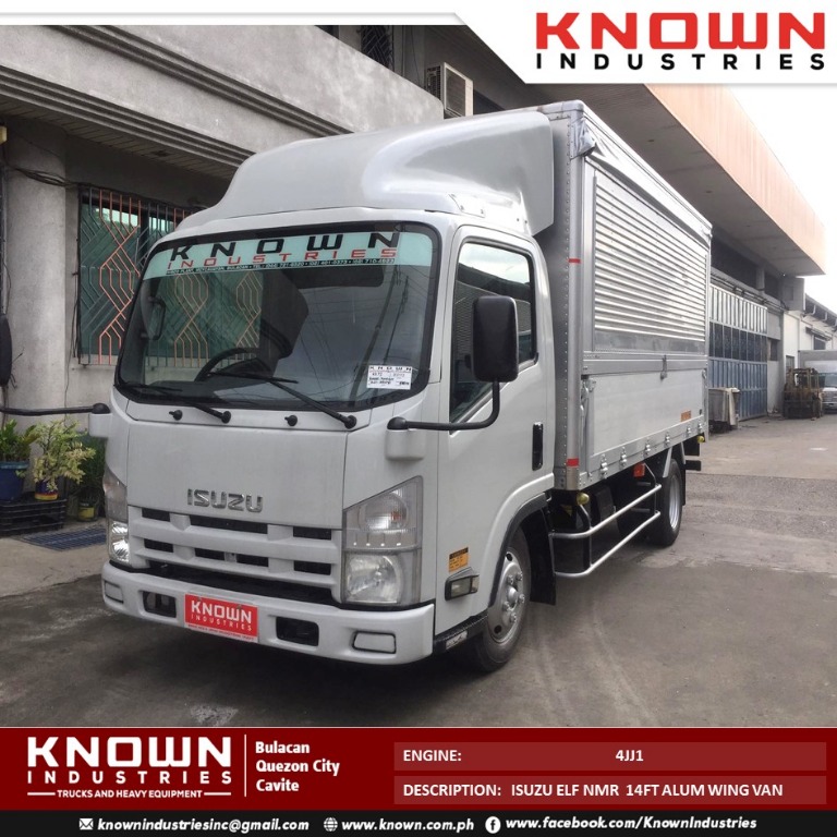 ISUZU ELF NMR ALUMINUM WING VAN, Special Vehicles, Heavy Vehicles on ...