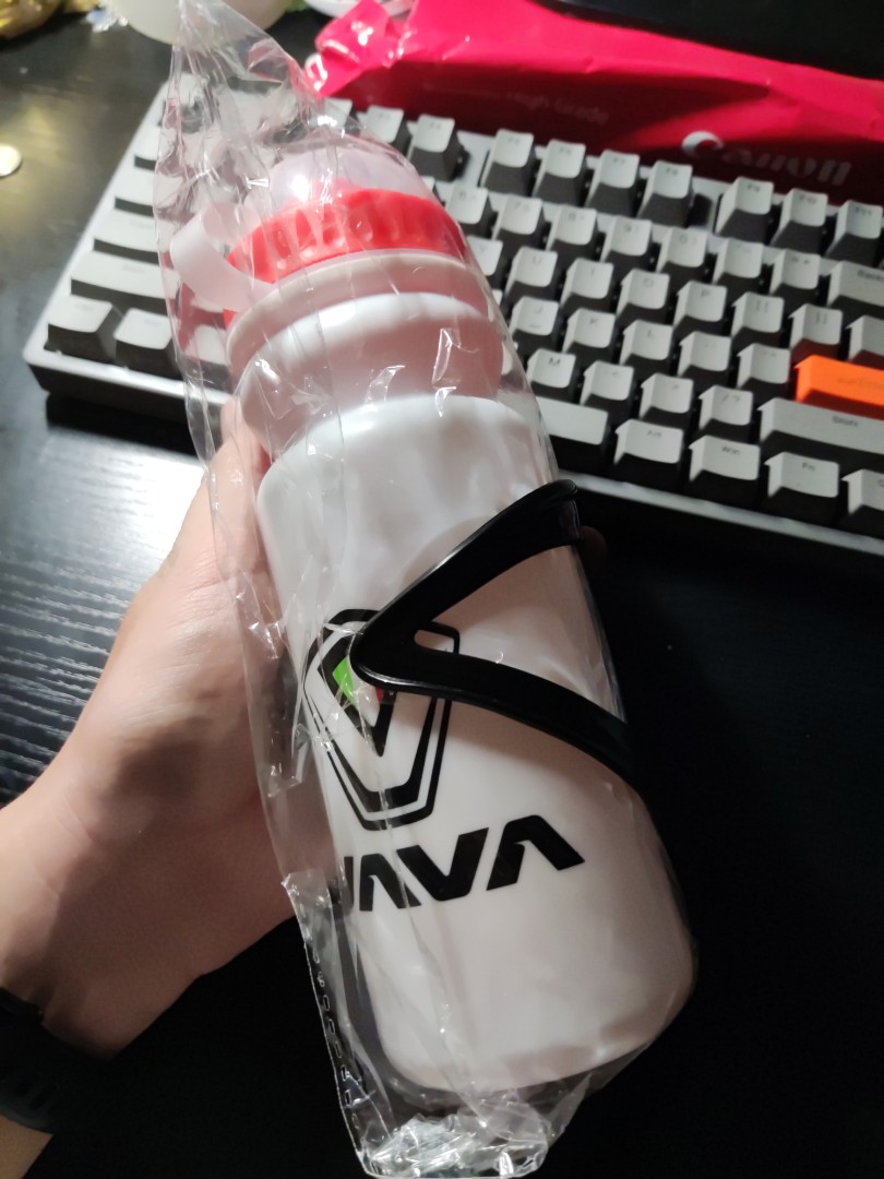 JAVA bottle with bottle cage, Furniture & Home Living, Kitchenware ...