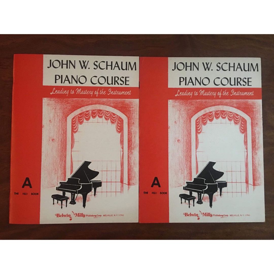 John W. Schaum Piano Course: A The Red Book, Hobbies & Toys, Books ...