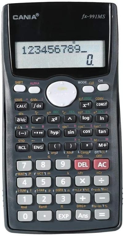 [K2096] Scientific Calculator Graphic Calculator Dual Powered 2 Line ...