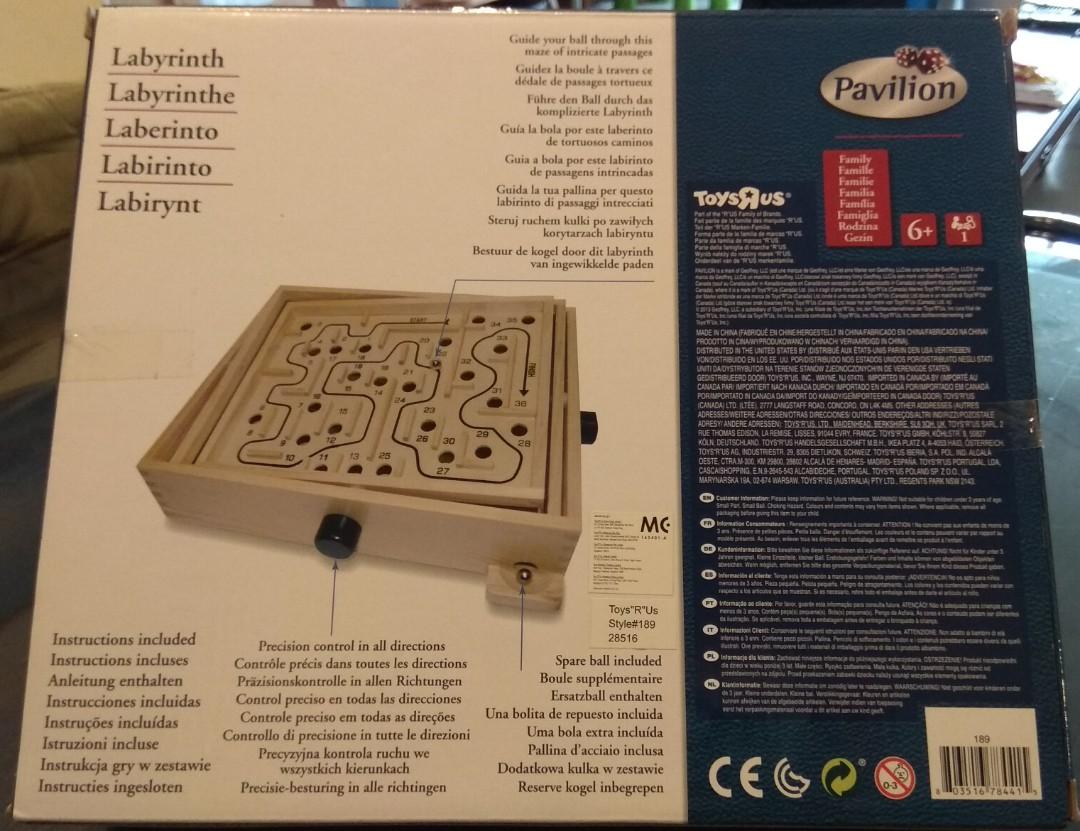 Labyrinth Family Game, Hobbies & Toys, Toys & Games on Carousell