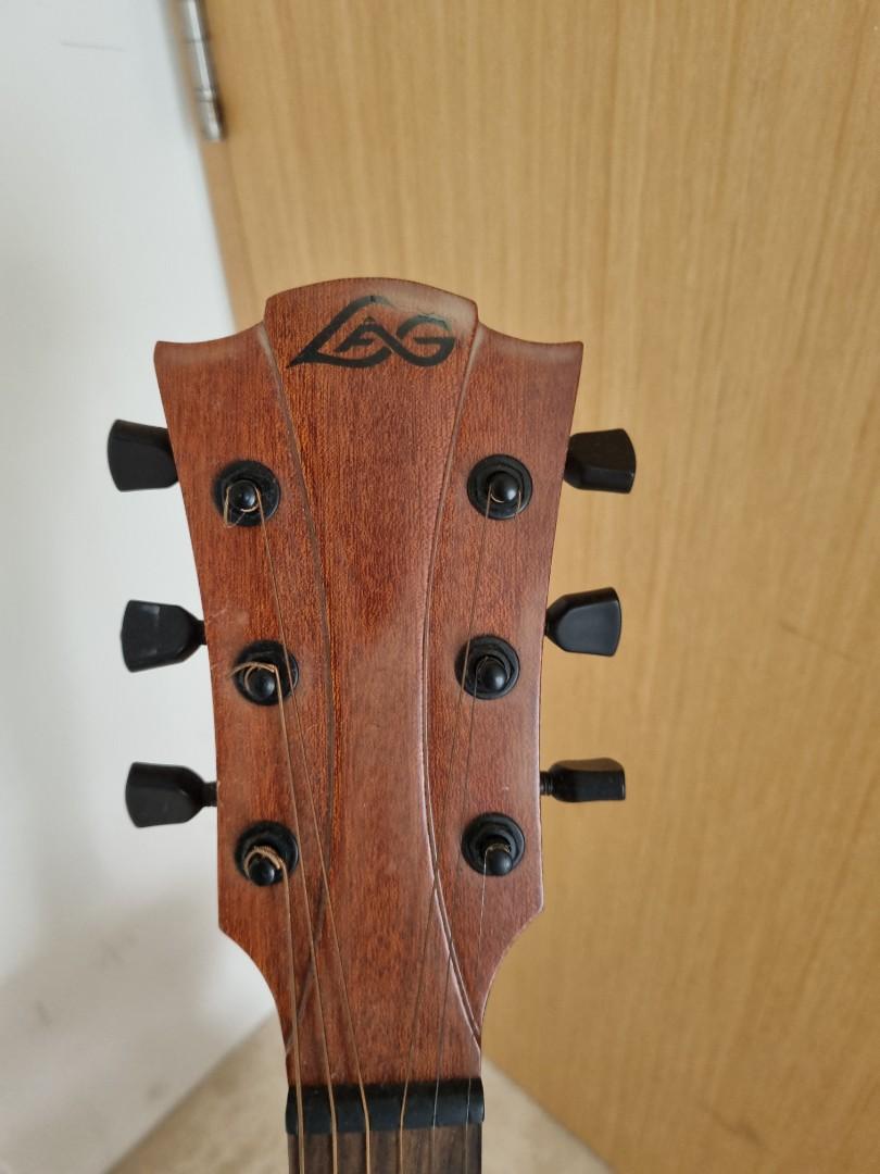 LAG Acoustic Guitar, Hobbies & Toys, Music & Media, Musical Instruments ...