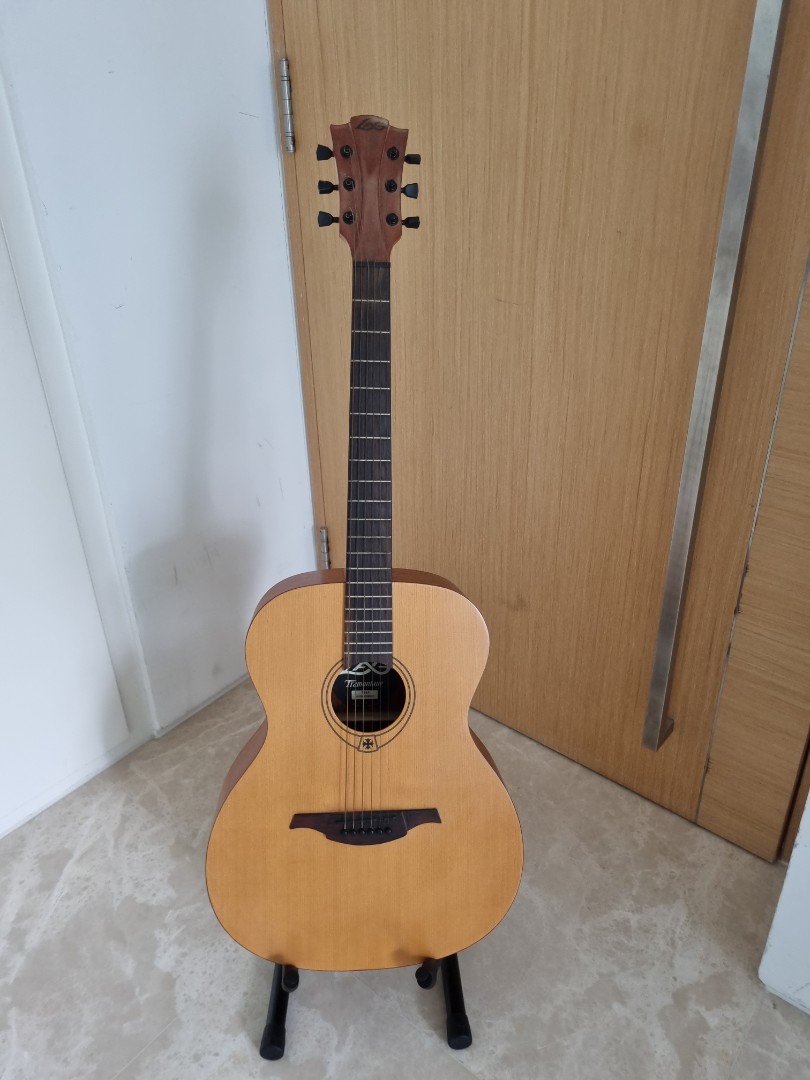 LAG Acoustic Guitar, Hobbies & Toys, Music & Media, Musical Instruments ...