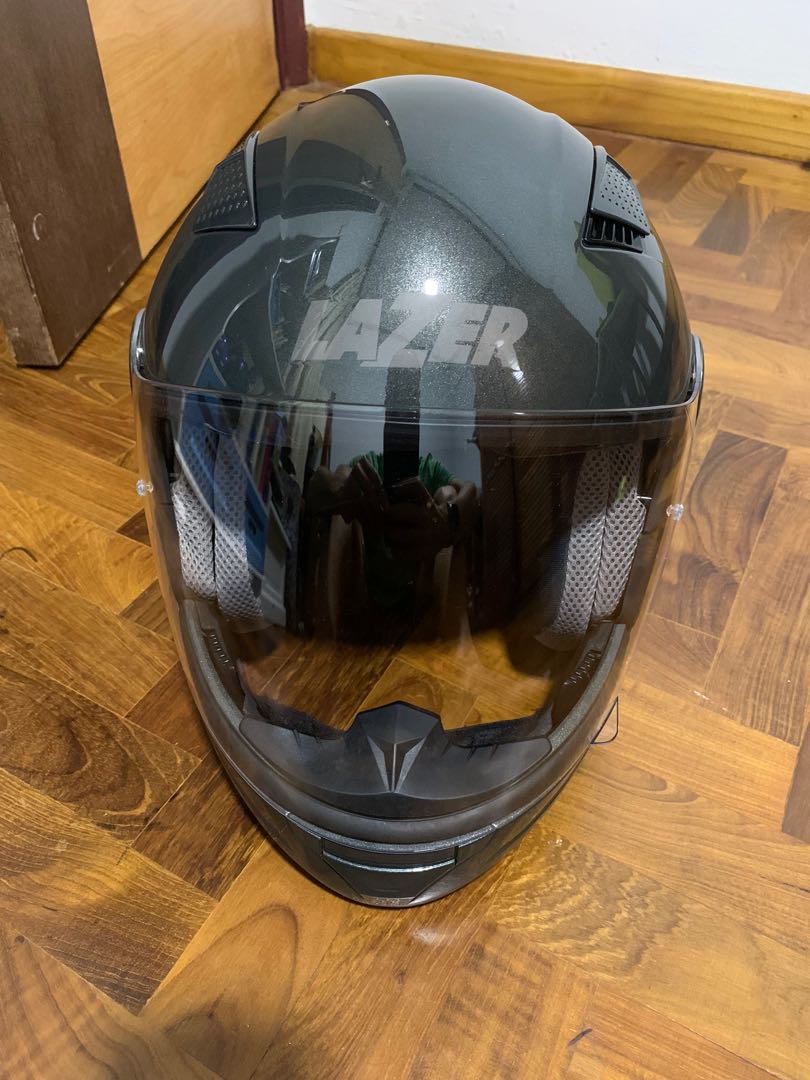 Laser helmet - size L, Motorcycles, Motorcycle Accessories on Carousell
