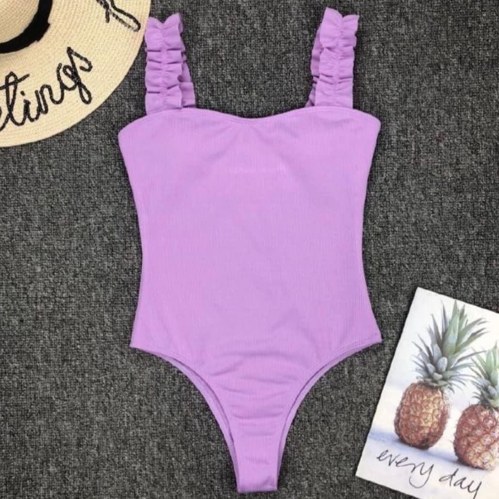 Lavender One Piece Swimwear, Women's Fashion, Swimwear, Bikinis ...