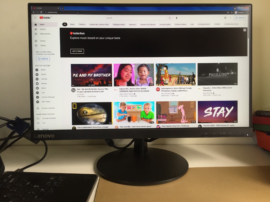 Lenovo Flat Panel Monitor, Computers & Tech, Parts & Accessories ...