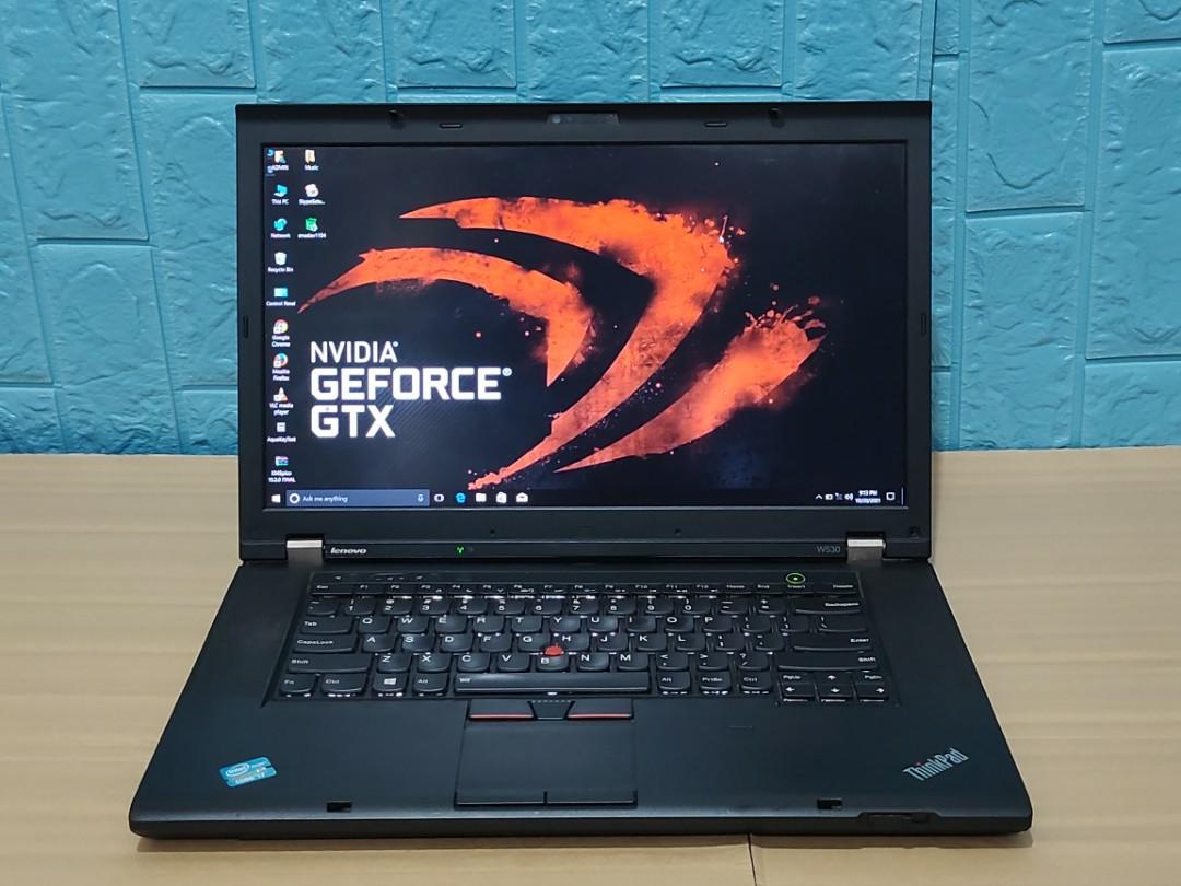 LENOVO THINKPAD W530 - HEAVY DUTY MID GAMING LAPTOP / 8GB RAM / 128GB ...