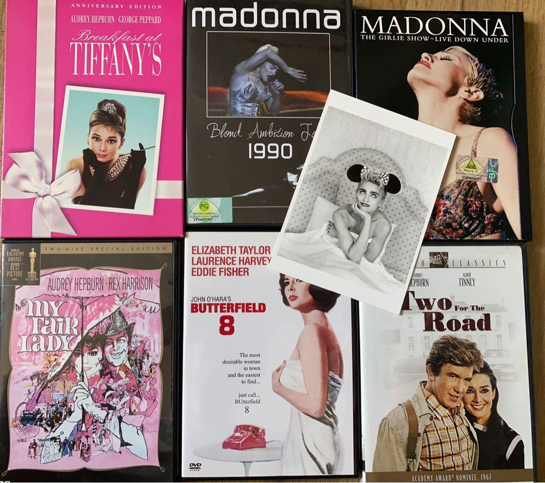 MADONNA AUDREY HEPBURN TAYLOR DVD, Hobbies & Toys, Music & Media, CDs ...