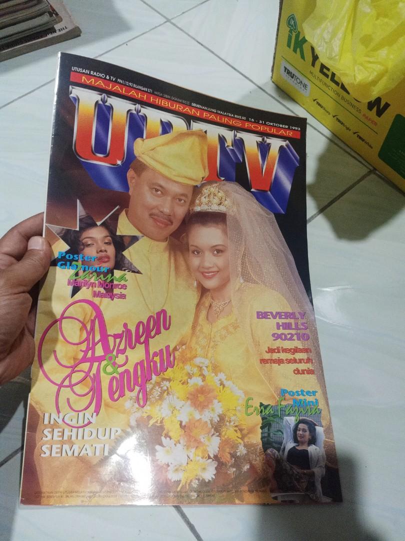 majalah hiburan lama - urtv azreen okt 1993, Hobbies & Toys, Books ...