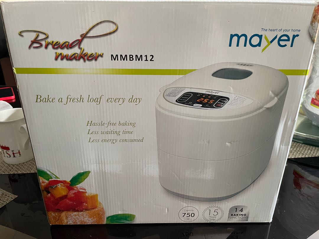 Mayer Breadmaker MMBM12, TV & Home Appliances, Kitchen Appliances ...