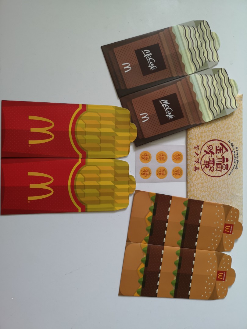 McDonald's red packet, Hobbies & Toys, Stationery & Craft, Art & Prints ...