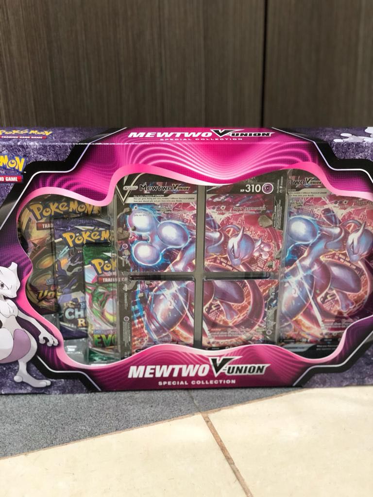 Mewtwo V Union Box Pokemon TCG, Hobbies & Toys, Toys & Games on Carousell