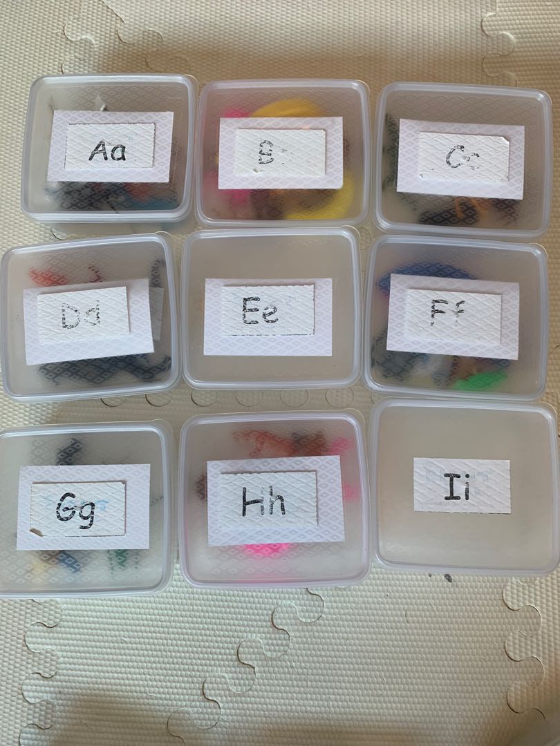 Montessori alphabet phonics object boxes a to z to learn letter sound ...