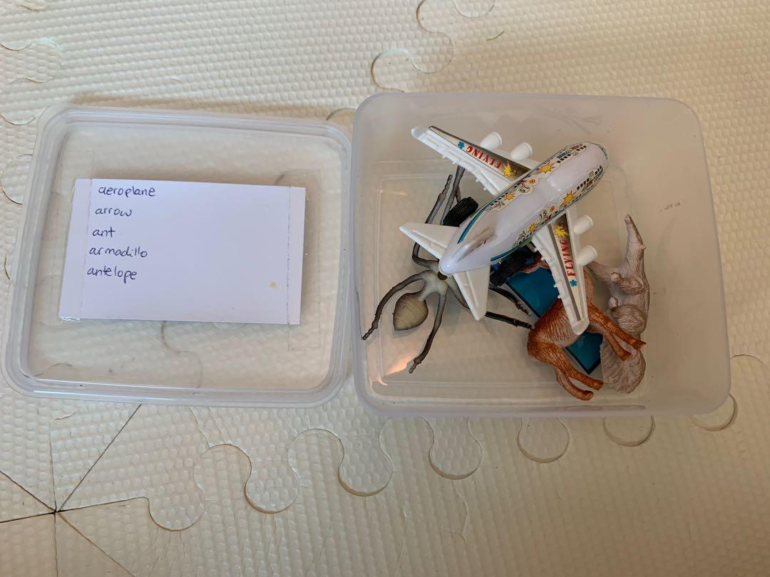 Montessori alphabet phonics object boxes a to z to learn letter sound ...