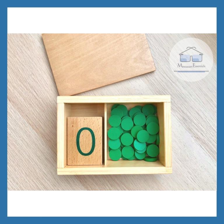 Montessori Number Cards and Counters, Hobbies & Toys, Toys & Games on ...