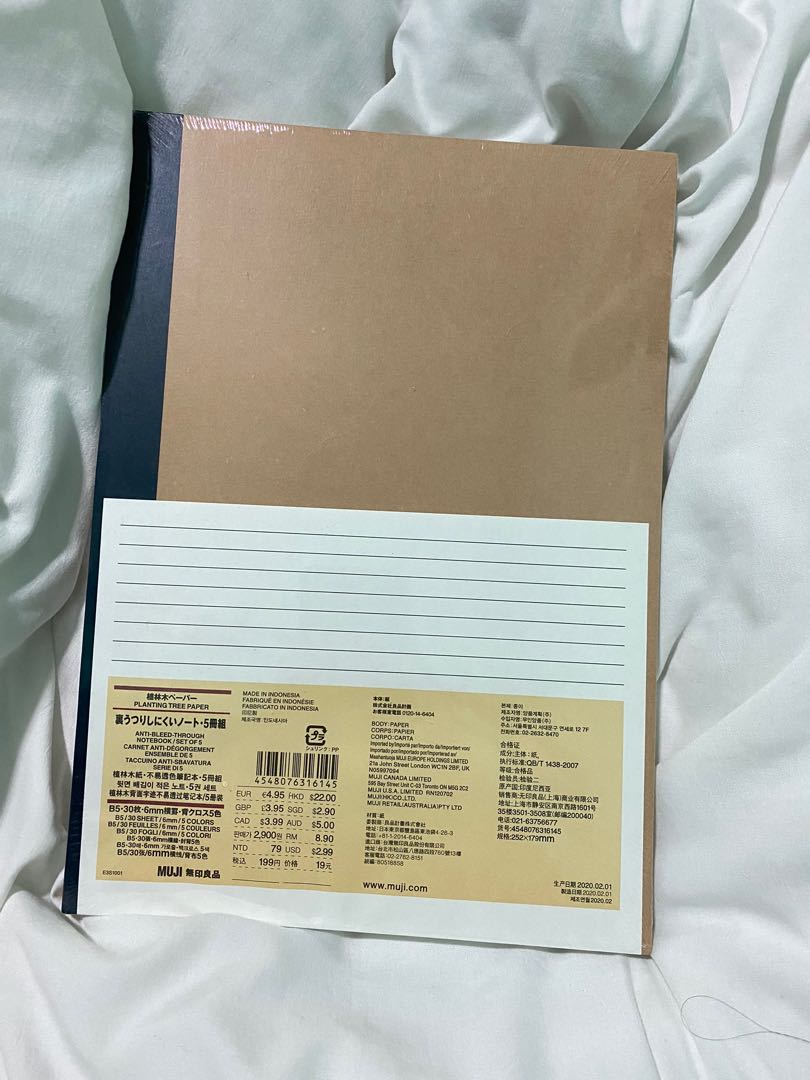 Muji notebooks, Hobbies & Toys, Stationery & Craft, Other Stationery ...