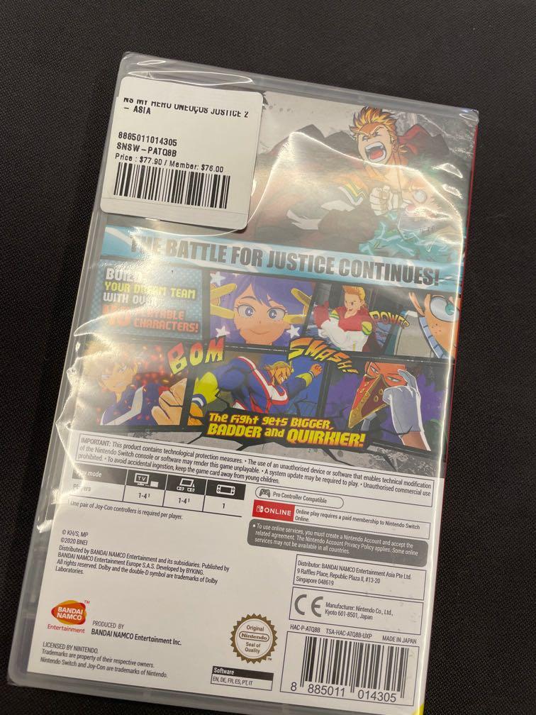 My Hero One Justice 2 - My Hero Academia (Switch Game), Video Gaming ...