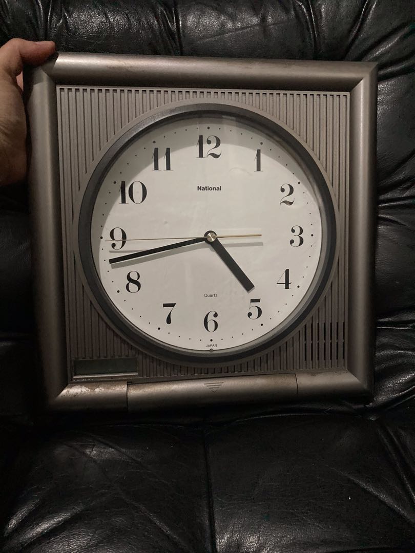 National Wall Clock, Furniture & Home Living, Home Decor, Clocks on ...