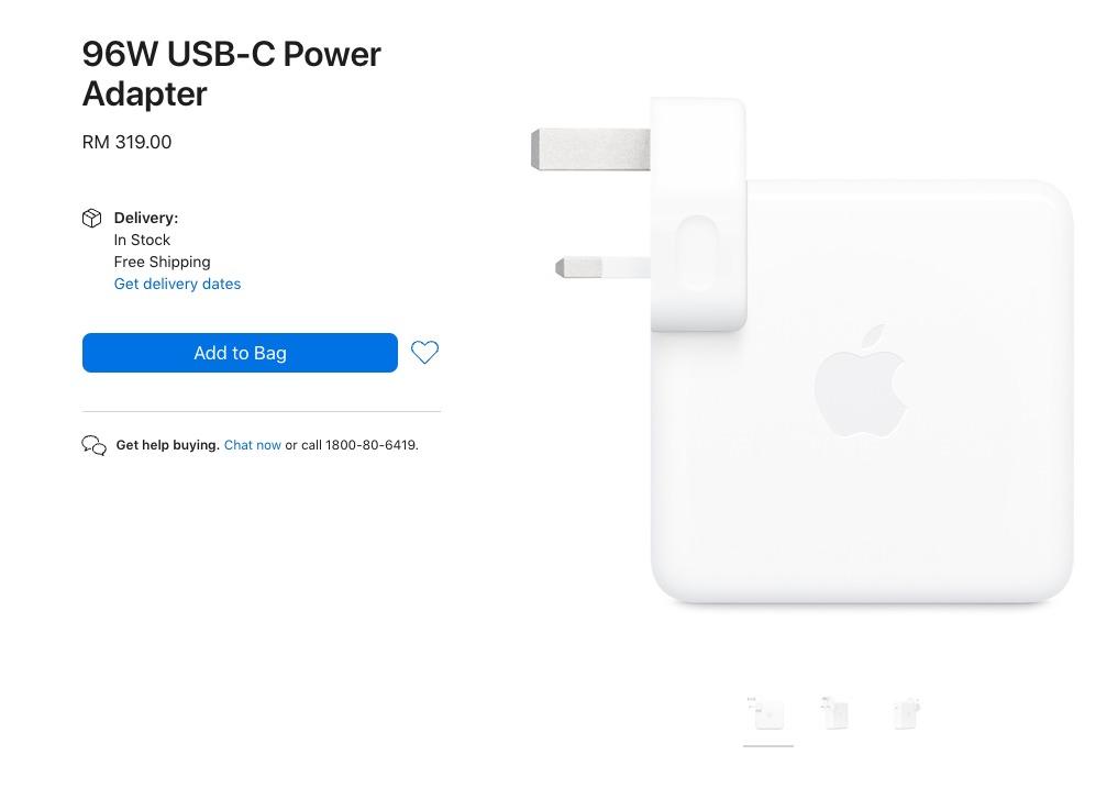 New USB-C Charger 96W Genuine Apple Power Adapter for Macbook Pro M1 13 ...