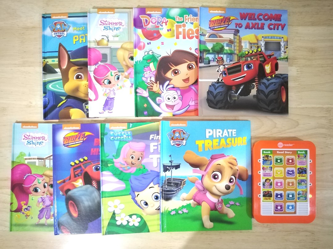 Nickelodeon Characters Electronic Book for Baby Kids, Hobbies & Toys ...