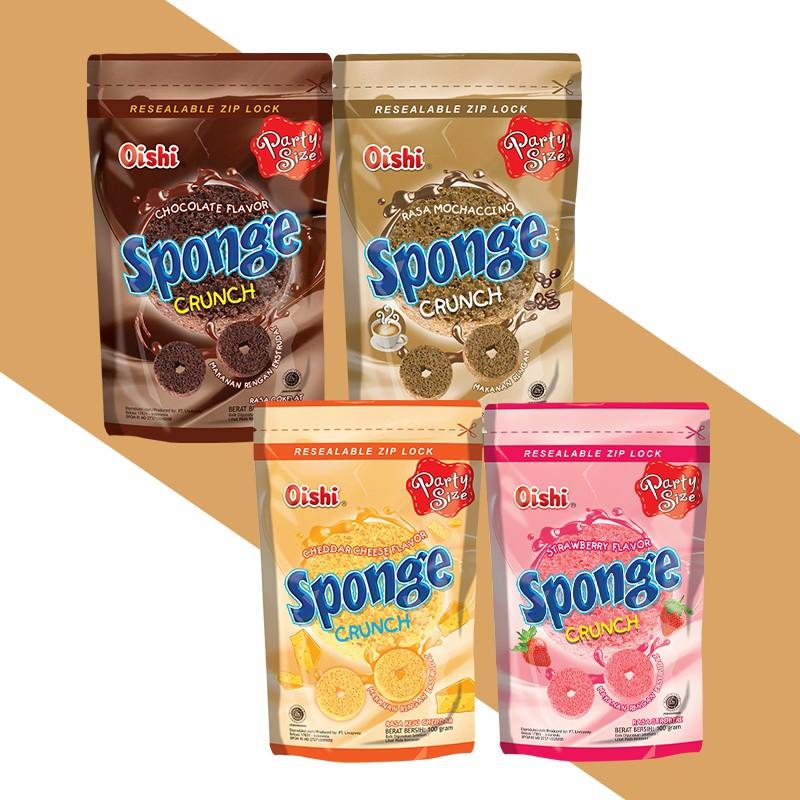 OISHI Sponge Crunch Party Size 120gr, Food & Drinks, Packaged & Instant ...