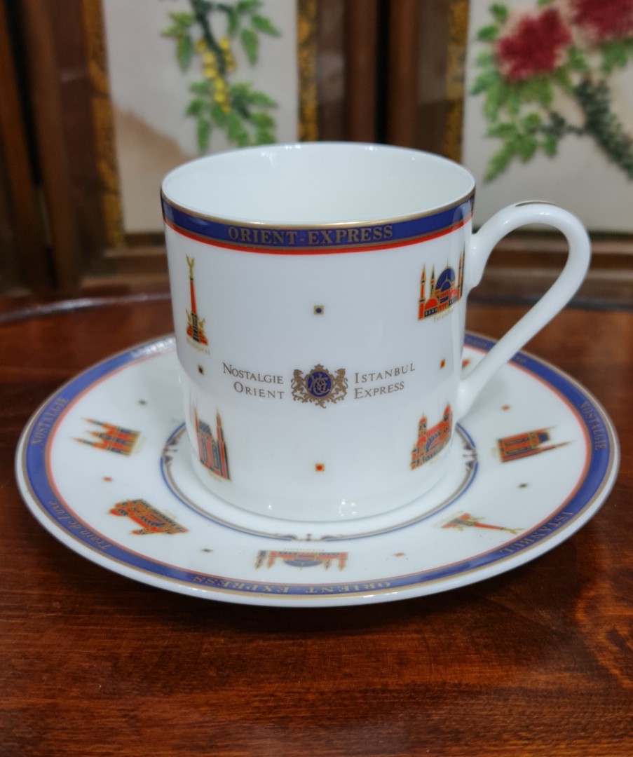 Limited Istanbul Orient Express Cup & Saucer, Furniture & Home Living ...