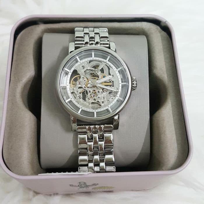 Original 100% Fossil Watch Automatic Women Boyfriend Silver Me3067 ...