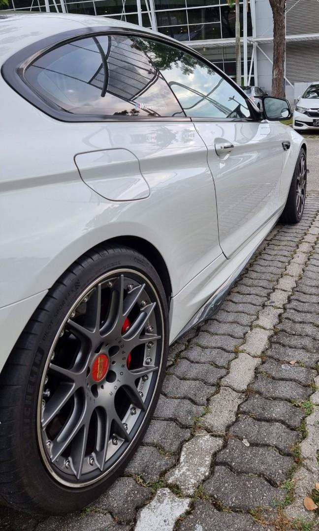 Original BBS CH-R II 2 forged rims with Michelin tyres and jpn bbs red ...