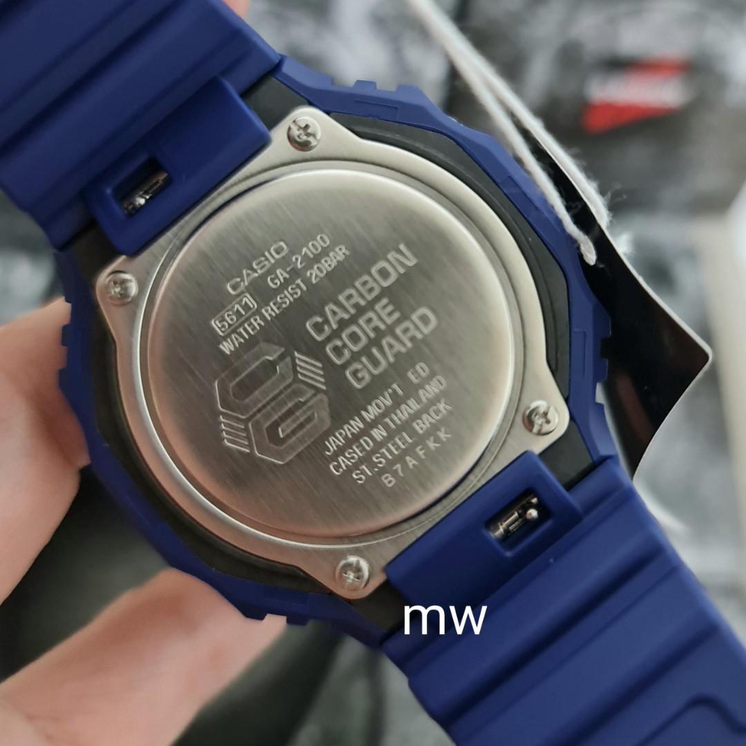 Original Casio g shock tmj blue ga2100 ga-2100 ga-2100-2adr carbon core ...