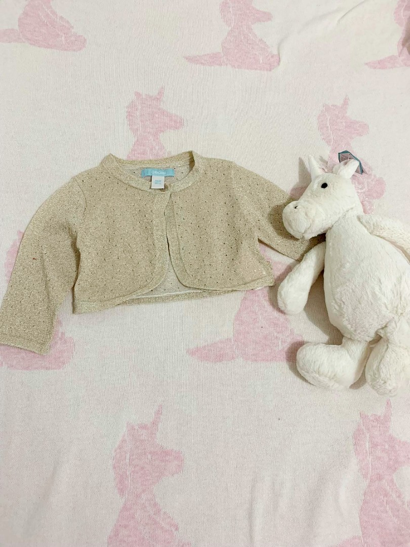 Original Obaibi Gold Baby Cardigan, Babies & Kids, Babies & Kids ...