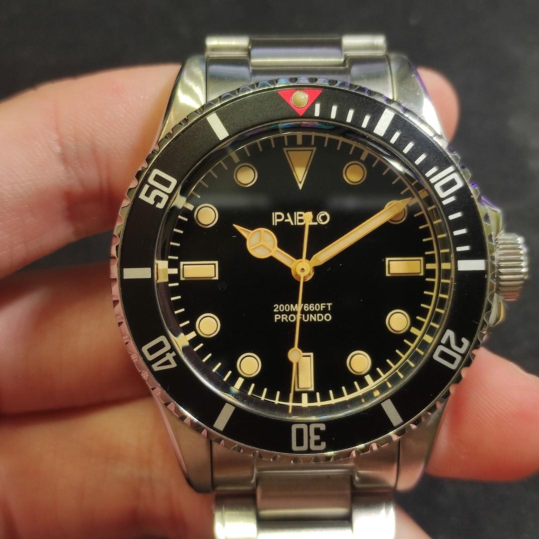 Pablo Profundo VB-1 Diver watch, Men's Fashion, Watches & Accessories ...