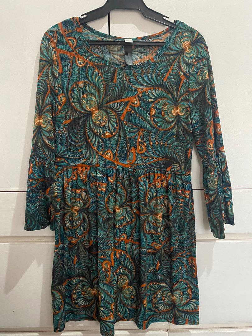Peacock dress (not overused), Women's Fashion, Dresses & Sets, Dresses ...
