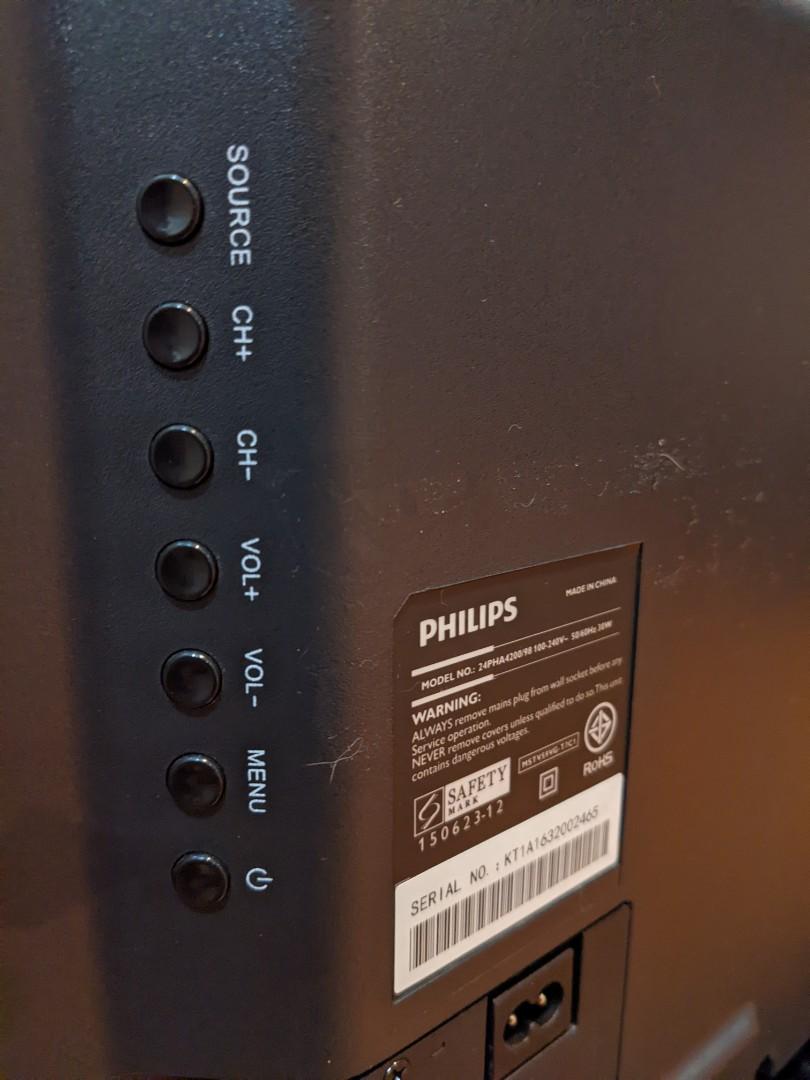 Philips 24-inch Slim LED TV, TV & Home Appliances, TV & Entertainment ...