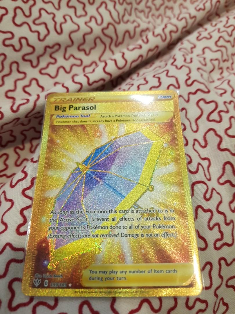 Pokemon tcg Big Parasol 199/189, Hobbies & Toys, Toys & Games on Carousell