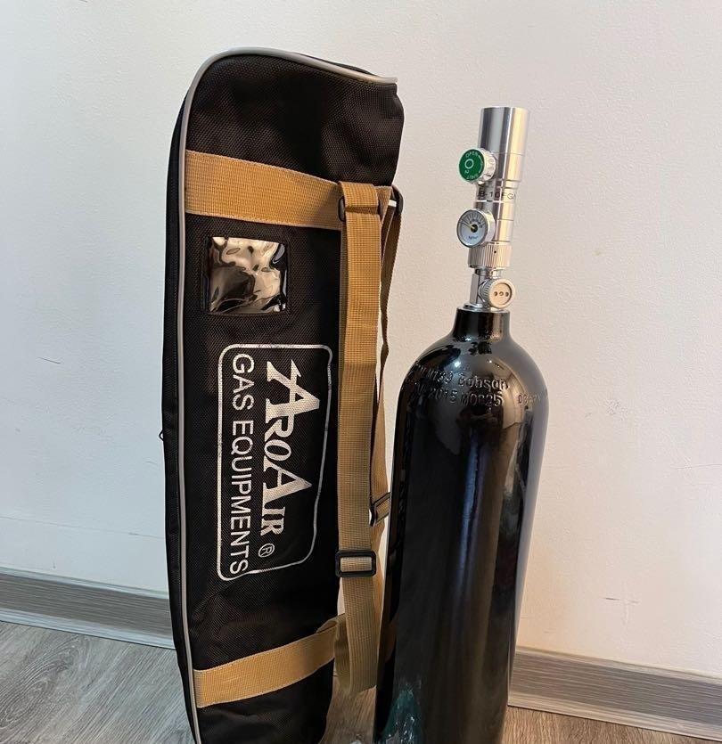 Portable Oxygen Tank Medical Oxygen Therapy Set 420L, Health ...