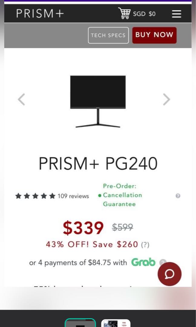 Prism+ monitor, Computers & Tech, Desktops on Carousell