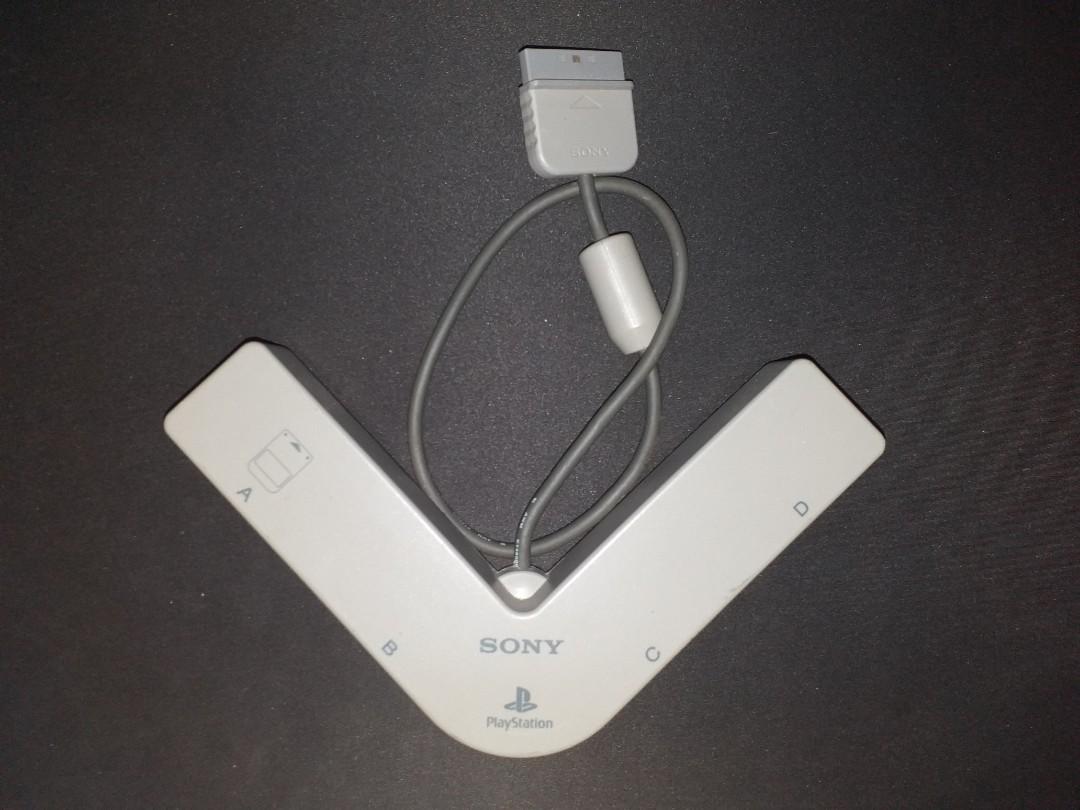 Ps1 Controller and MultiTap 4 Player Adapter, Video Gaming, Gaming ...