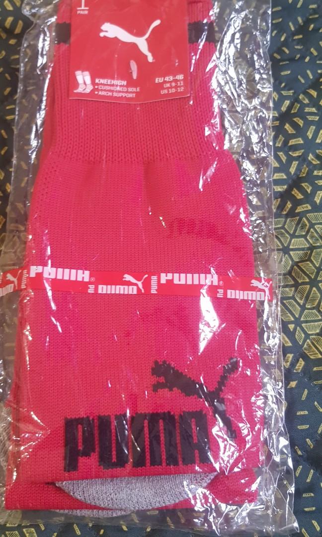 Puma kneehigh soccer socks 1 pair, Sports Equipment, Other Sports ...