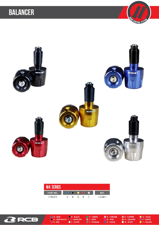 RCB bar end from $15, Motorcycles, Motorcycle Accessories on Carousell