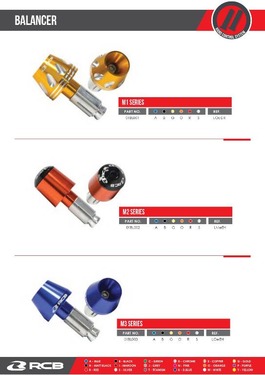 RCB bar end from $15, Motorcycles, Motorcycle Accessories on Carousell