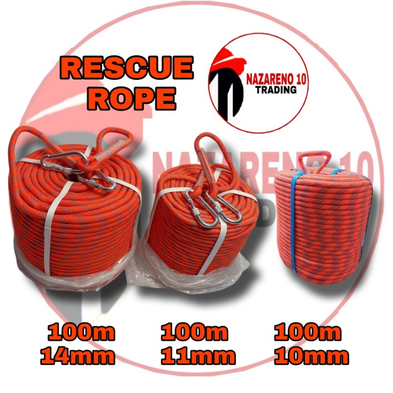 rescue rope 100 meters 210, Commercial & Industrial, Construction Tools ...