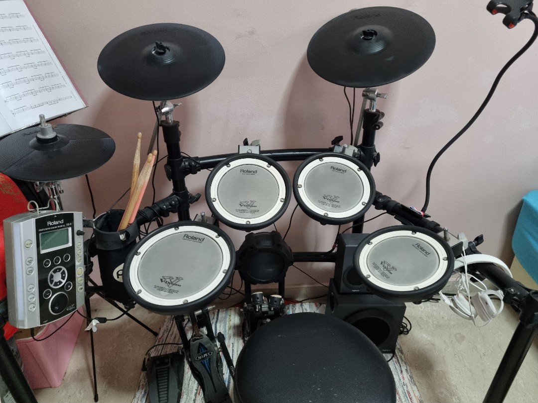 Roland TD-9 Electronic Drum Kit, Hobbies & Toys, Music & Media, Musical ...