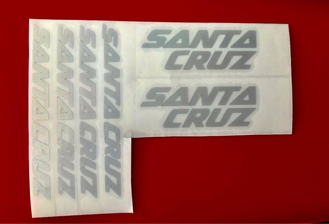 Santa Cruz Decals (Hologram) color, Sports Equipment, Bicycles & Parts ...