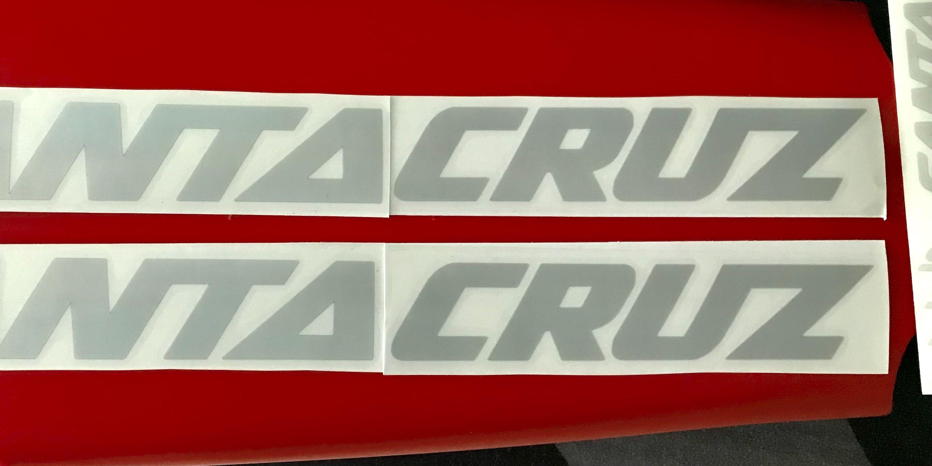 Santa Cruz Decals (Hologram) color, Sports Equipment, Bicycles & Parts ...