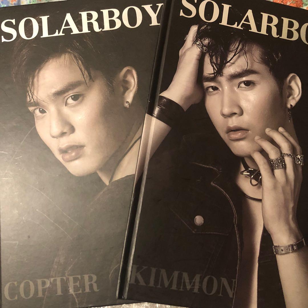 泰星簽名寫真SBFIVE Kimmon Copter - Solarboys photobook, 興趣及遊戲, 書本 & 文具, 雜誌及其他 ...