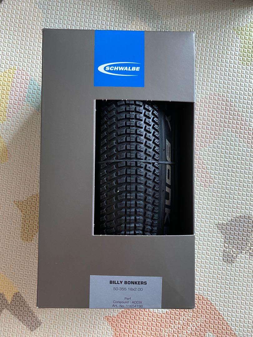 Schwalbe Billy Bonkers Tyre 18” Birdy, Sports Equipment, Bicycles & Parts, Bicycles on Carousell