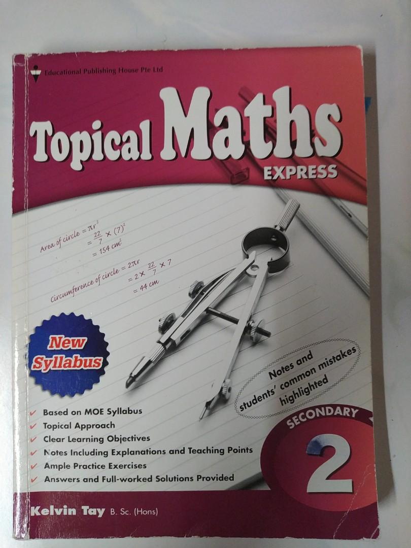 SECONDARY 2 MATH WORKBOOK, Hobbies & Toys, Books & Magazines ...