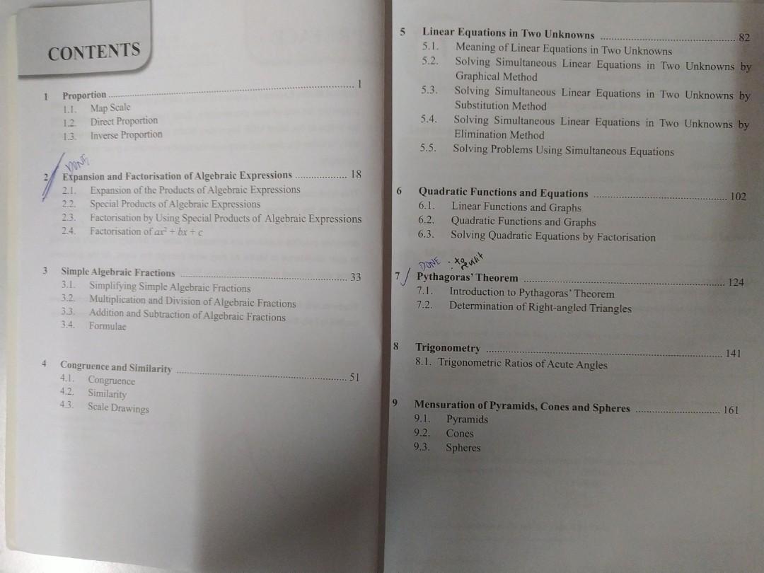 SECONDARY 2 MATH WORKBOOK, Hobbies & Toys, Books & Magazines ...