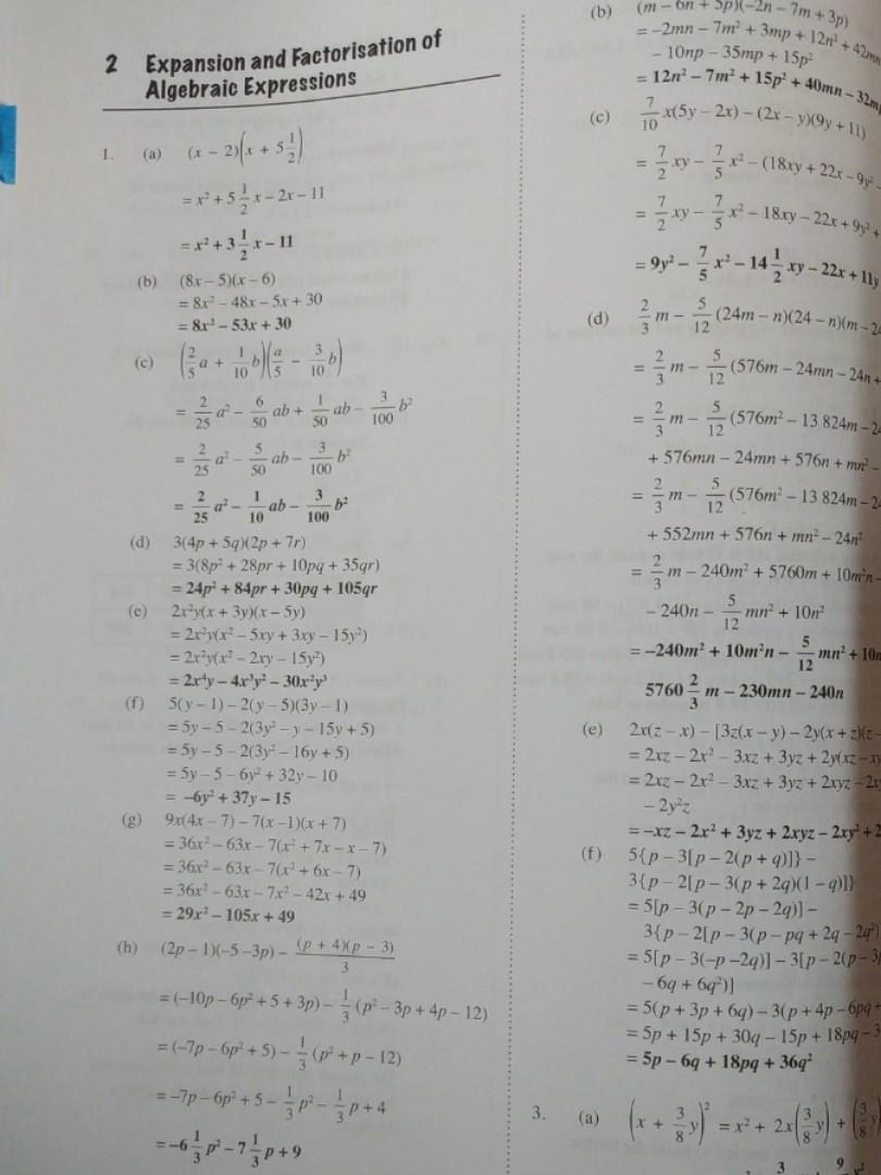 SECONDARY 2 MATH WORKBOOK, Hobbies & Toys, Books & Magazines ...